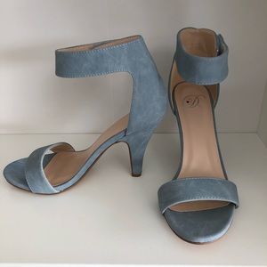 Shoes | Sale Light Denim Heels | Poshmark